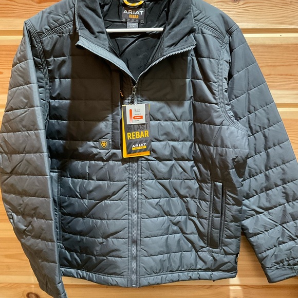 Ariat | Jackets & Coats | Ariat Mens Rebar Gray Quilted Jacket | Poshmark